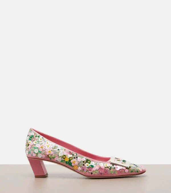 ROGER VIVIER Belle Vivier Embellished Pumps