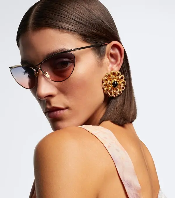 Chloé Cat-eye Sunglasses - Gold