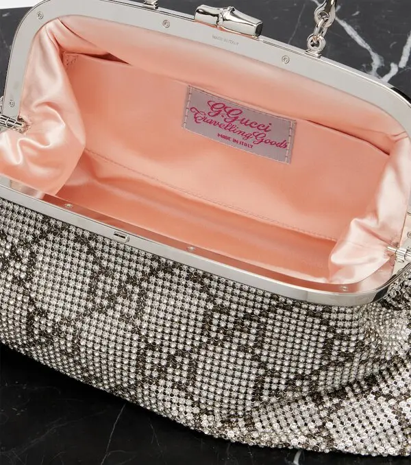 Gucci Medium Crystal-embellished Clutch
