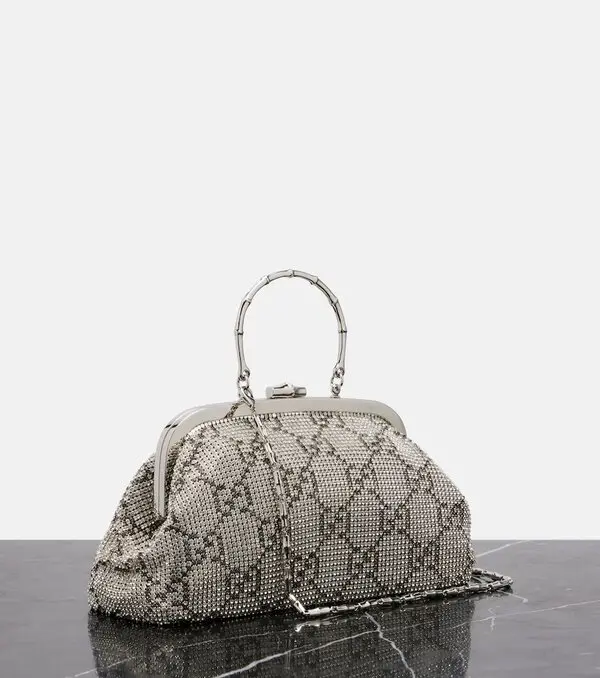 Gucci Medium Crystal-embellished Clutch