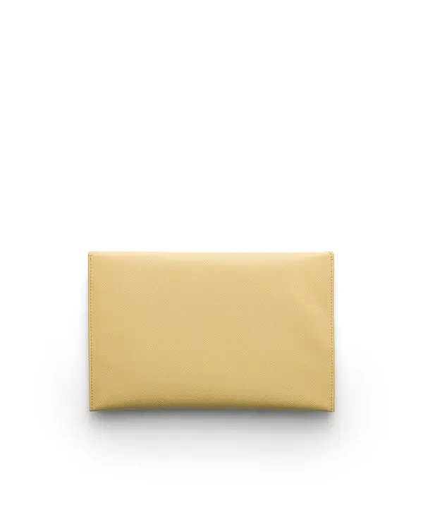 Prada Saffiano Leather Envelope Clutch