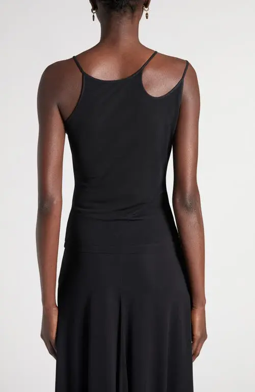 Alexander McQueen Asymmetric Jersey Camisole
