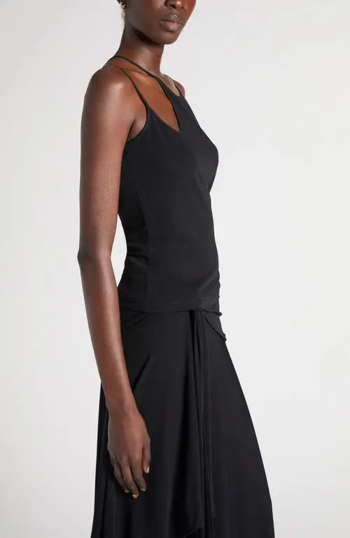 Alexander McQueen Asymmetric Jersey Camisole