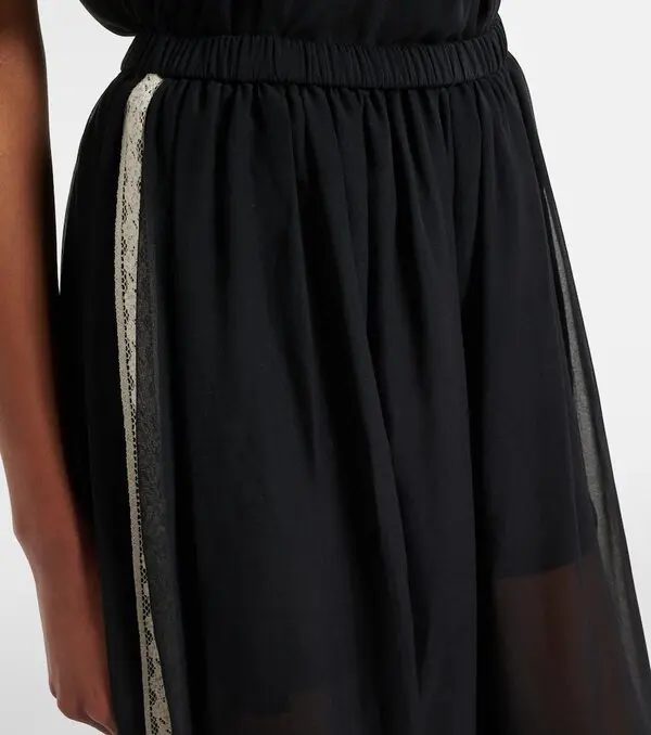 Zimmermann Roselight Cotton And Silk Balloon Pants