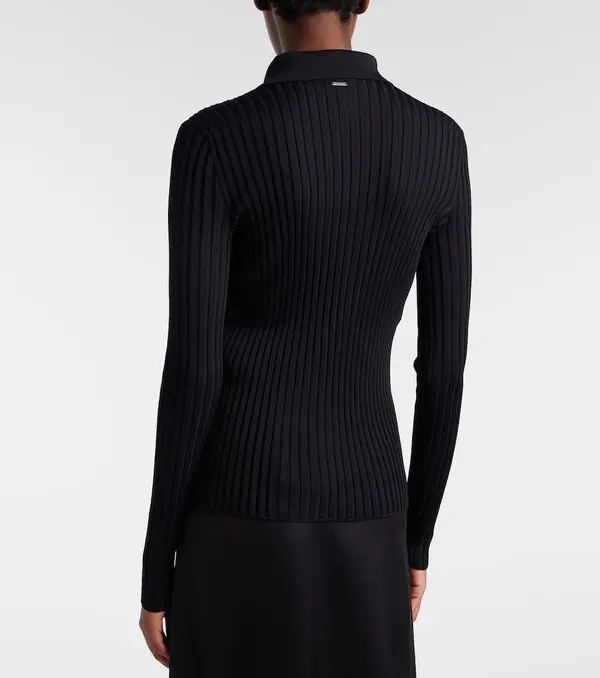 Gucci Ribbed-knit Cardigan