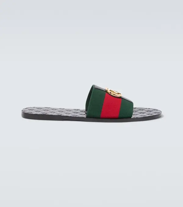Gucci Riviera Double G Slides