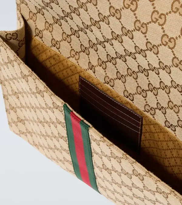 Gucci Gg Canvas Medium Pouch