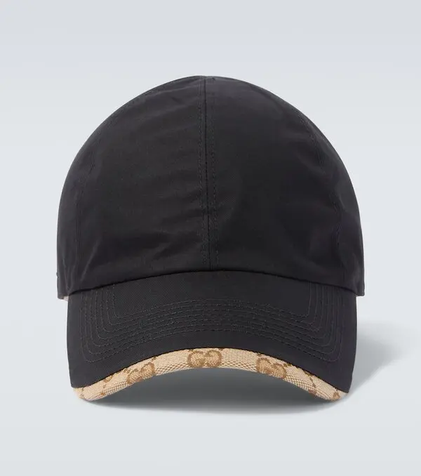 Gucci Gg Canvas Baseball Cap - Black