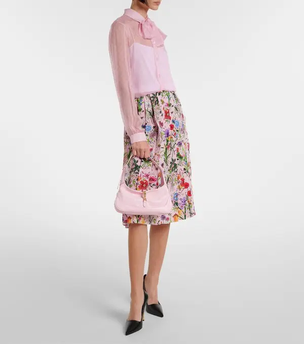 Gucci Jackie Slim Shoulder Bag - Pink