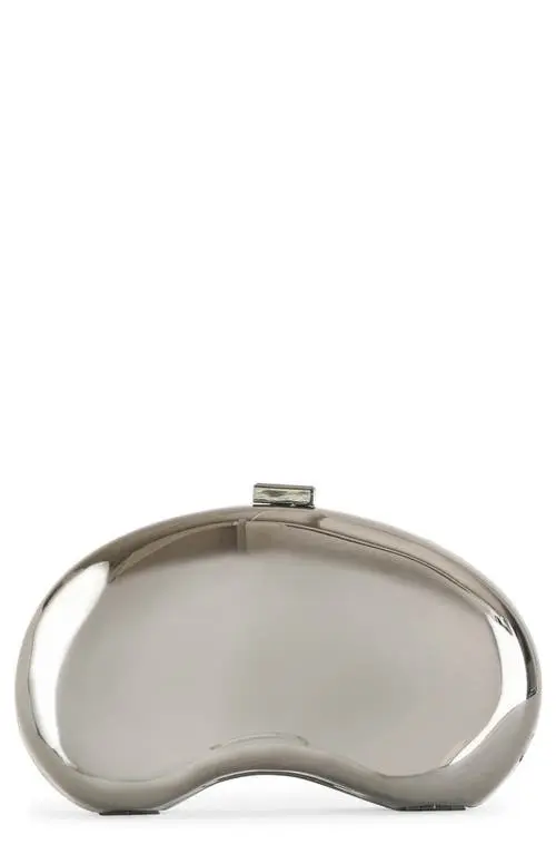Dolce Vita Ramsey Metallic Frame Clutch - Pewter