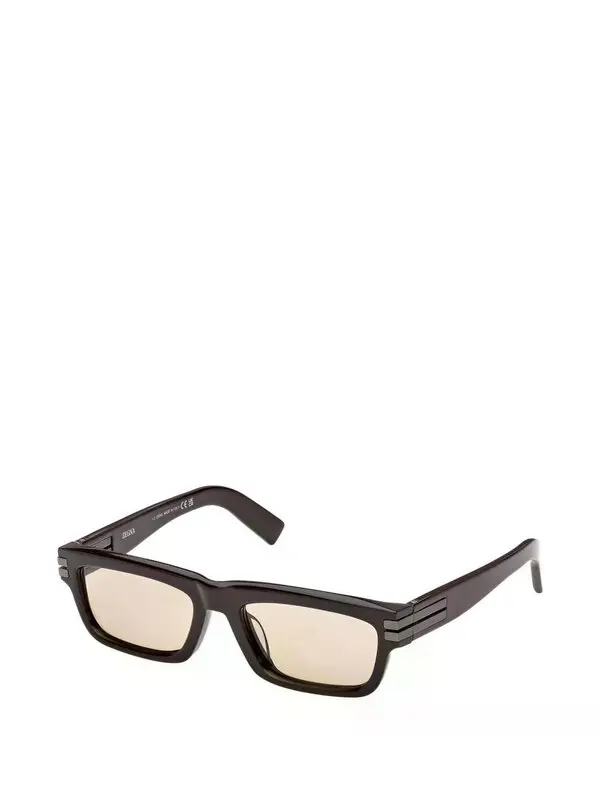 Zegna Rectangle Frame Sunglasses