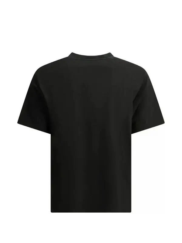Needles Papillon-embroidered Pocket T-shirt - Black