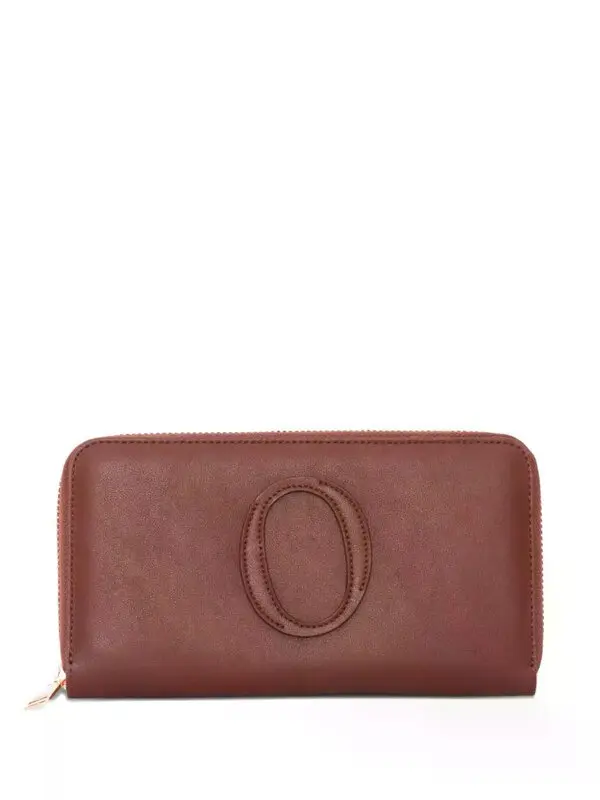 Orciani Logo-patch Zip-around Wallet - Brown