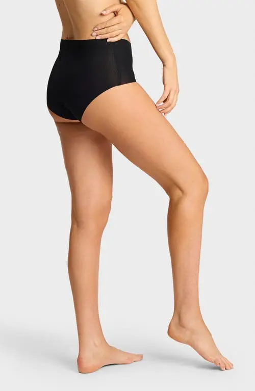 Commando Invisible Rib One Rise Bikini - Black