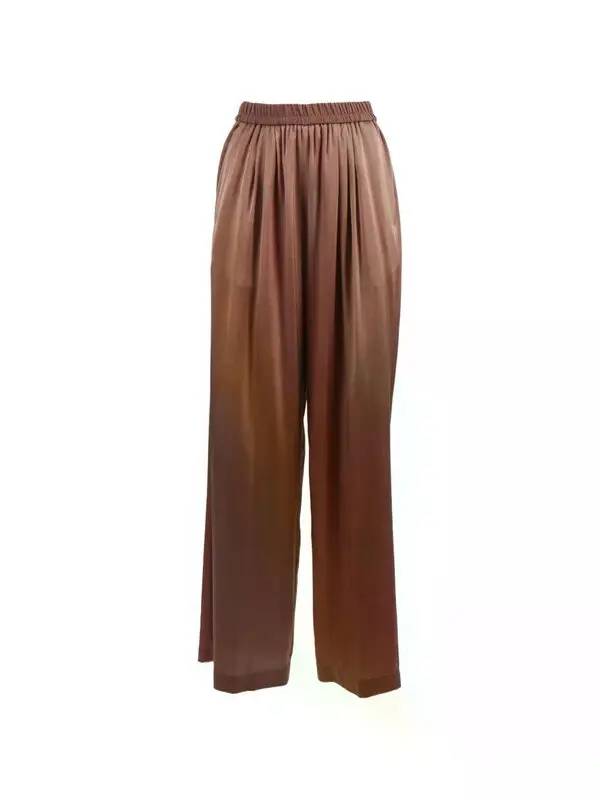 FORTE_FORTE Satin Elasticated Trousers