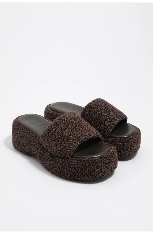 Bimba Y Lola Textile High Sole Sandal