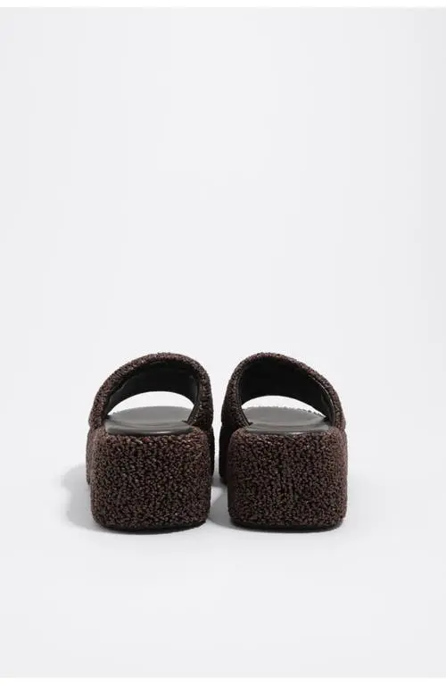 Bimba Y Lola Textile High Sole Sandal