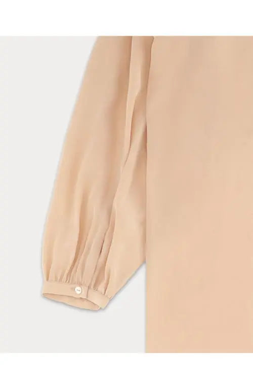 FORTELA Allegra Embroidered Silk Caftan Dress