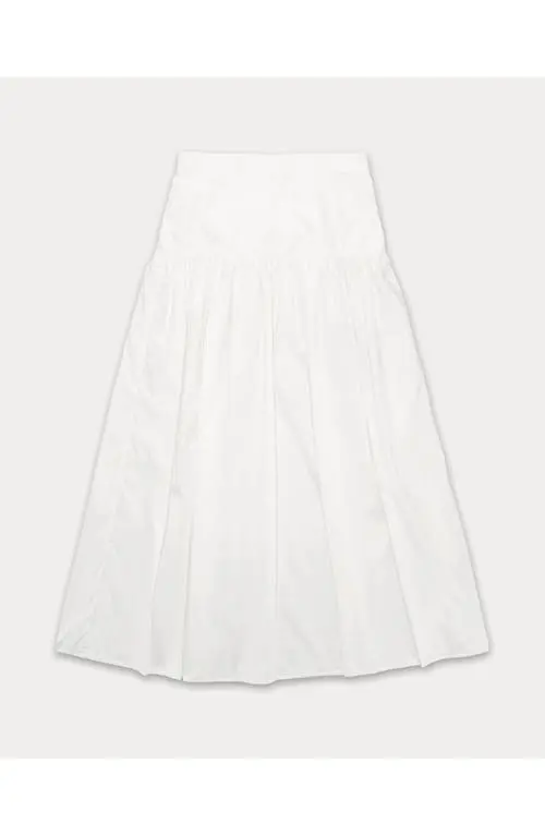 FORTELA Naomi Poplin Maxi Skirt - White