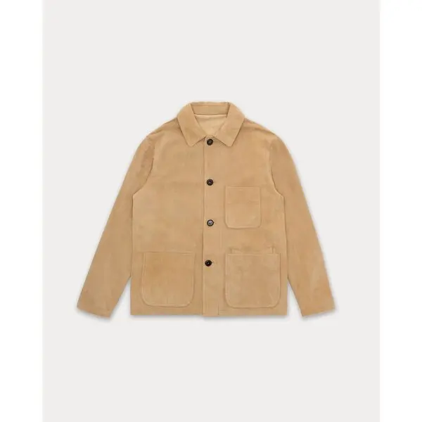 FORTELA Montana Suede Jacket - Beige