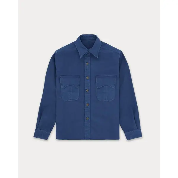 FORTELA Kenny 2.0 Cotton Overshirt - Blue