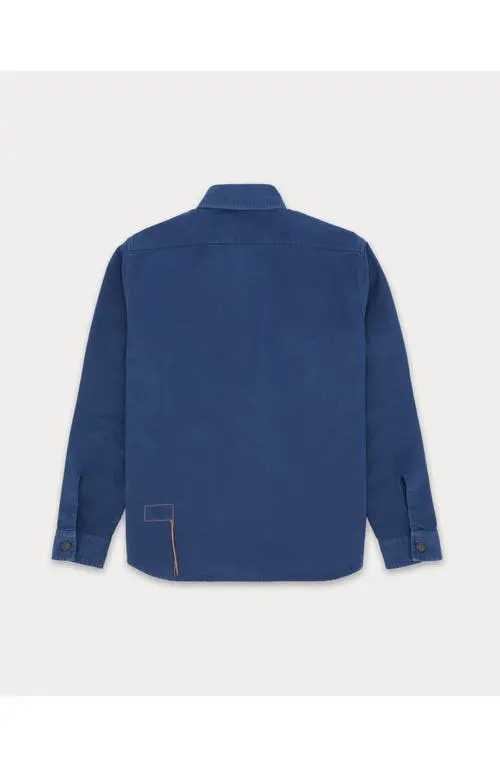 FORTELA Kenny 2.0 Cotton Overshirt - Blue