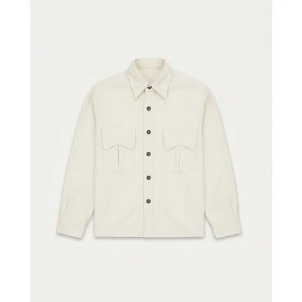 FORTELA Kenny 2.0 Cotton Overshirt - Ecru