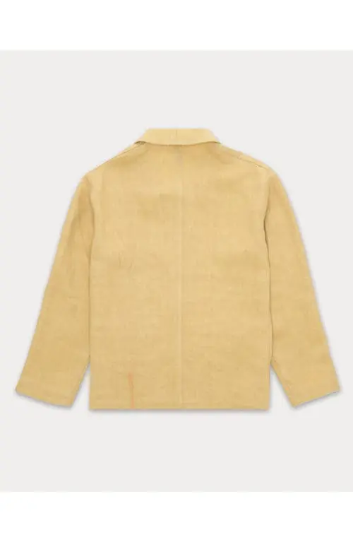 FORTELA Garçon Double-breasted Linen Jacket - Camel