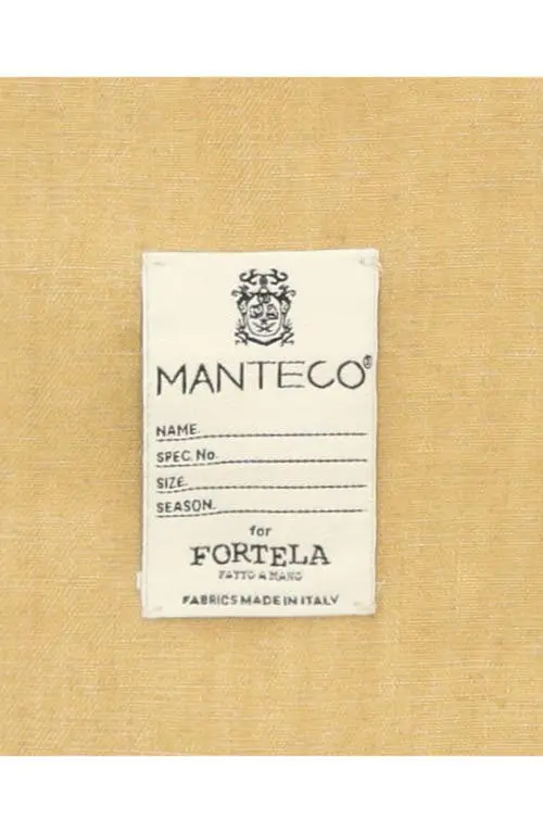 FORTELA Garçon Double-breasted Linen Jacket - Camel