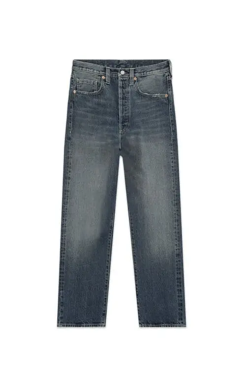 FORTELA Unclejohn Japan Selvedge High-waist Twisted Denim Pants