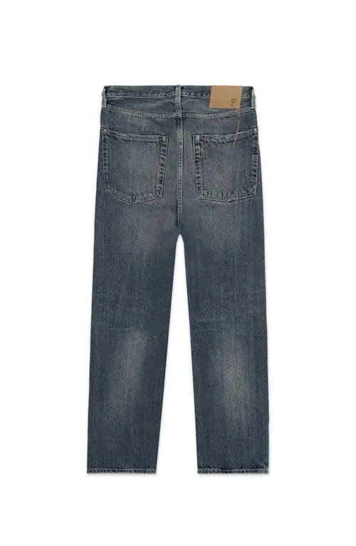 FORTELA Unclejohn Japan Selvedge High-waist Twisted Denim Pants
