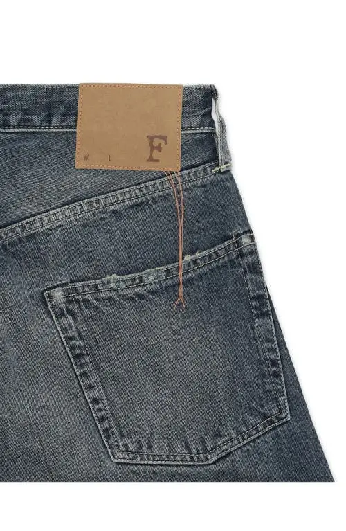 FORTELA Unclejohn Japan Selvedge High-waist Twisted Denim Pants