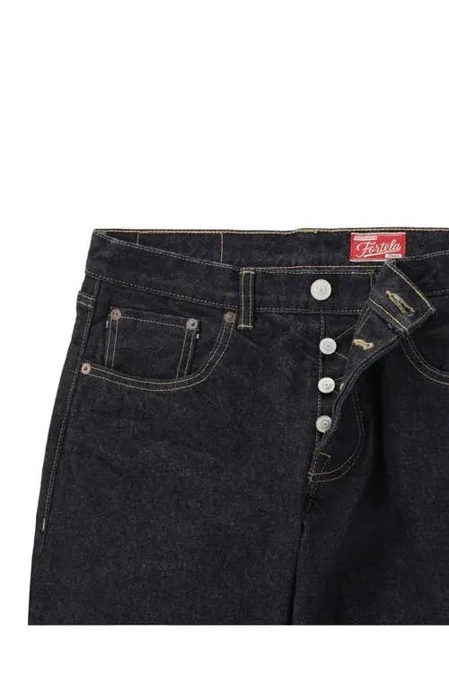 FORTELA Johnjap Selvedge Denim Regular Fit Jeans - Indigo