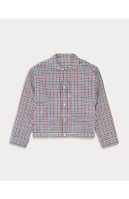 FORTELA Peter Vichy Check Cotton Overshirt - Multicolor