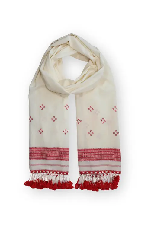 PASSION LILIE Kutch Scarf - Red