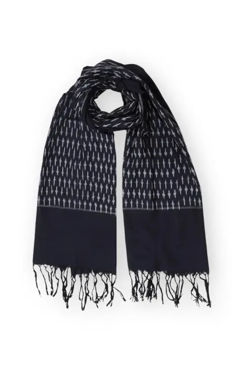 PASSION LILIE Classic Scarf - Navy