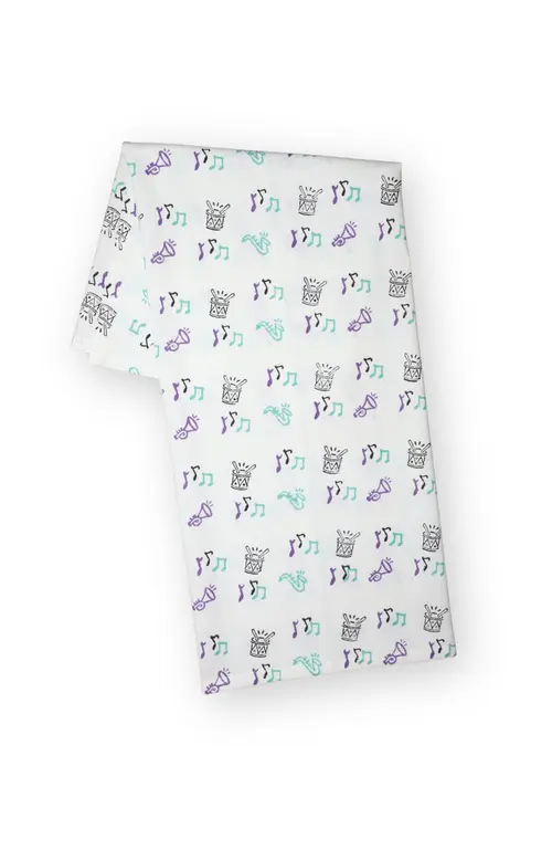 PASSION LILIE Second Line Cotton Tea Towelset Of 2 - Blue