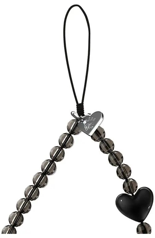 VELVET CAVIAR Phone Charm Wristlet - Black