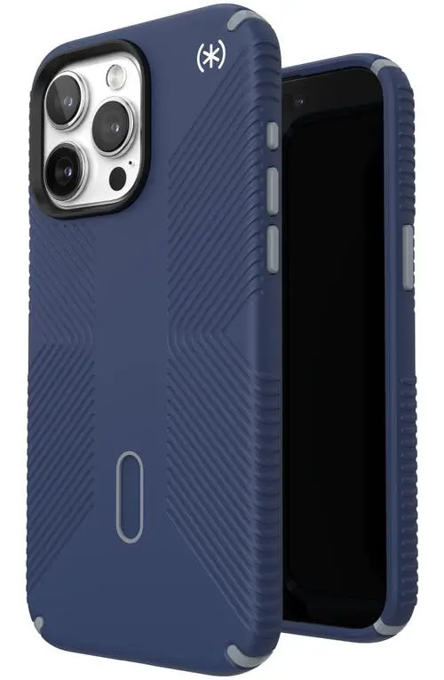 SPECK Presidio2 Grip Magsafe Case For Apple - Blue