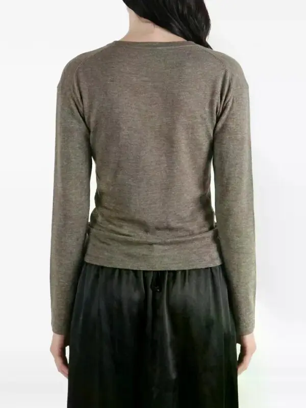 THE ELDER STATESMAN Lenny Button-placket Long-sleeve T-shirt
