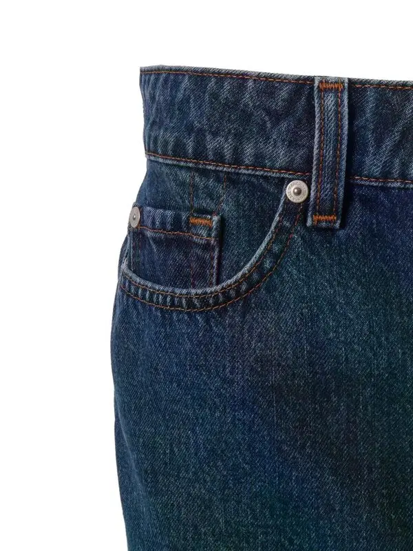 7 For All Mankind Double-layer Denim Skirt