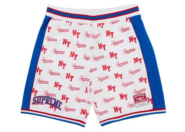Supreme Mitchell & Ness Monogram Basketball Shorts