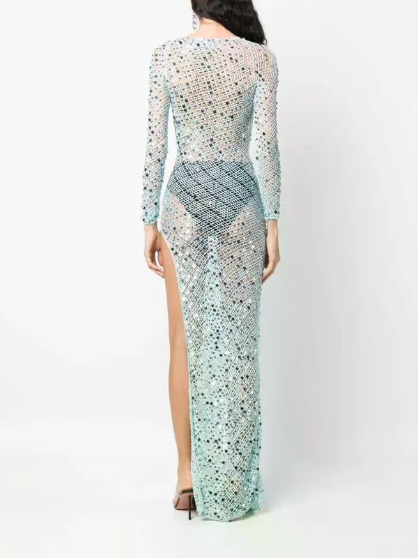 Coperni Sequin-embellished Maxi Dress