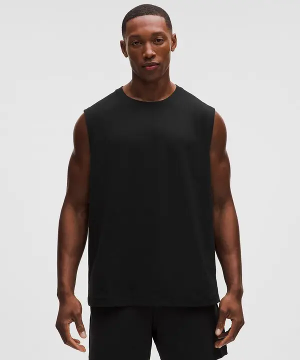 Lululemon Mesh Soft Jersey Sleeveless Tank Top - Black