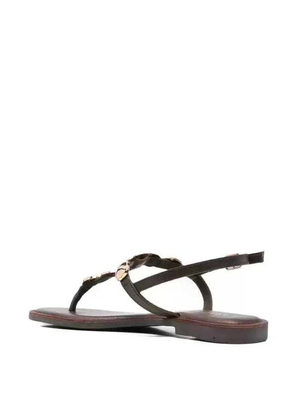 CARMELA Embellished Leather Sandals