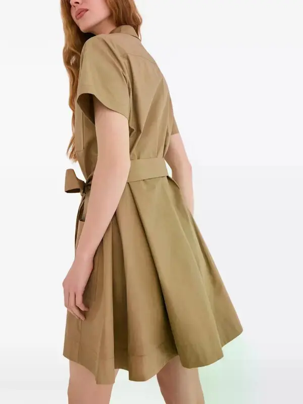 Cara Cara Lagos Belted Shirt Mini Dress