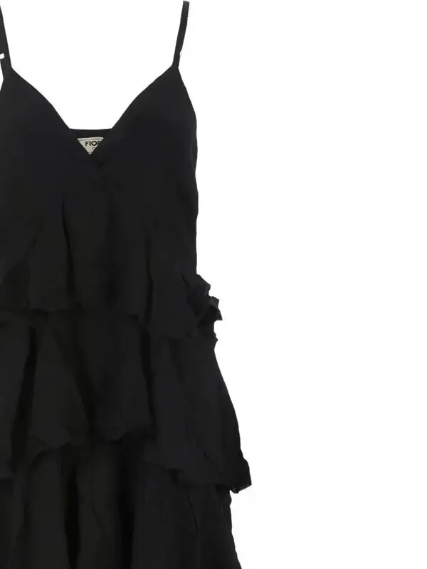 Fiorucci Midi Tiered Ruffled Dress