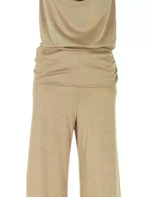 Andamane Carla Cowl-neck Ruched Jumpsuit