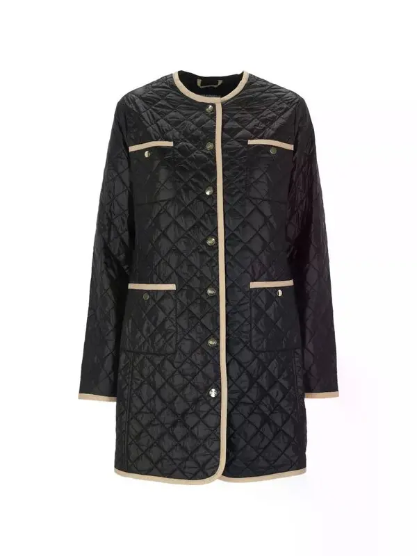 HUSKY Quilted Contrast-trim Jacket