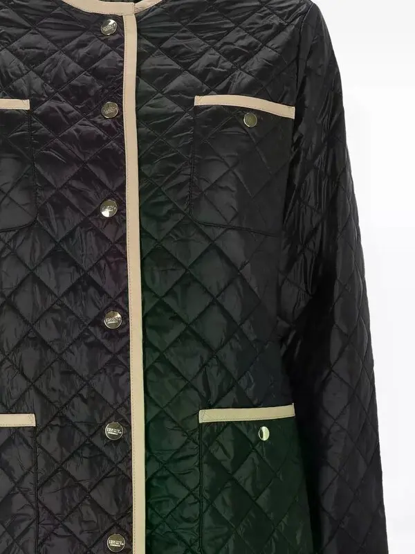 HUSKY Quilted Contrast-trim Jacket